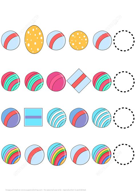 What Does Not Fit Free Printable Puzzle Games