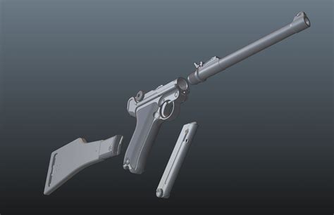 3d File Artillery Luger 🧨 ・model To Download And 3d Print・cults