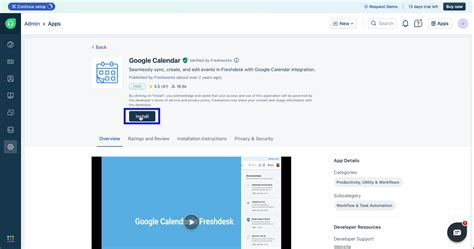 How To Install Apps From The Freshdesk Marketplace 1 Min Tutorial