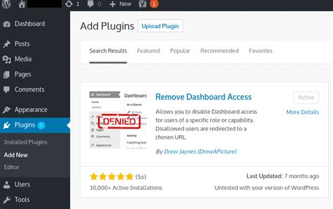 remove dashboard access in wordpress webhostingpeople knowledge base
