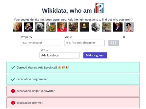 Guessing Game Using Yes No Questions Powered By Wikidata Using Vue
