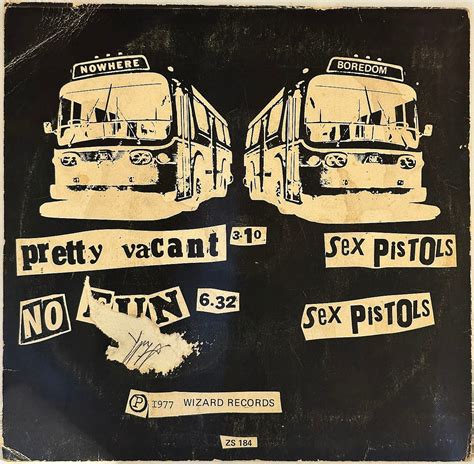 Sex Pistols Pretty Vacant 7 Single Vinyl Used Rockaway Records