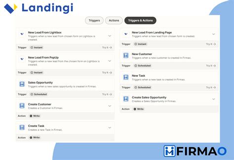 Firmao And Landingi Integration System Crm And Erp Firmao