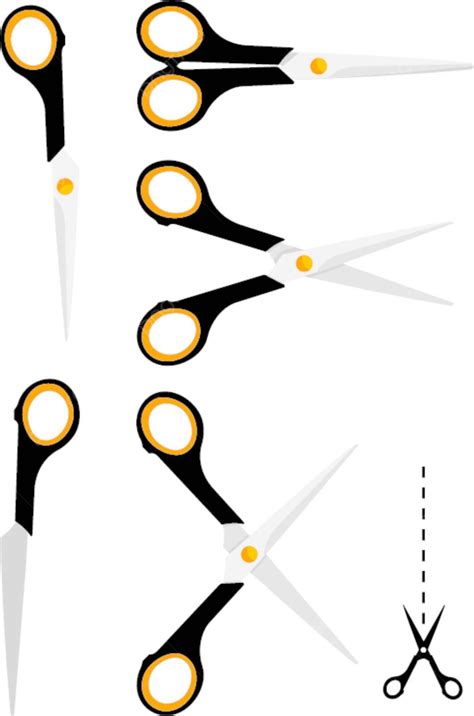 Scissors Tool Blades Vector Vector Tool Blades Vector Png And Vector