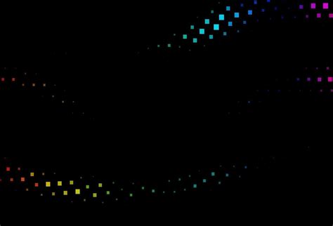 Dark Multicolor Rainbow Vector Backdrop With Rectangles Squares 12228741 Vector Art At Vecteezy