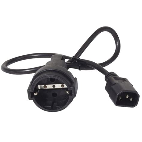 Купить Кабель переходник Atcom С14 M Schuko F 0 2m 10014 цена в Харькове Киеве Днепре