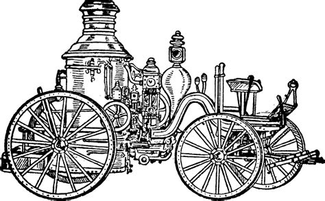 Fire Engine Vintage Illustration 13750518 Vector Art At Vecteezy