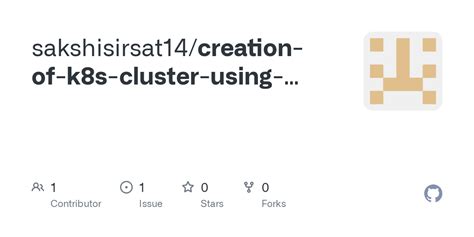 Github Sakshisirsat14creation Of K8s Cluster Using Cloudformation