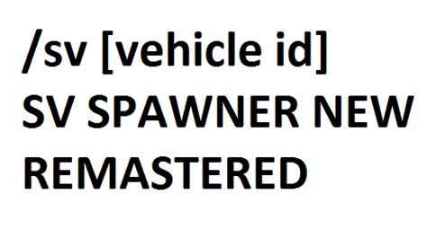 Sv Spawner Multi Theft Auto Community