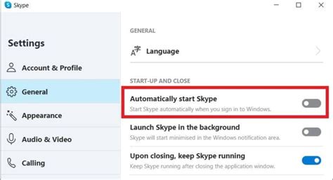 How To Stop Skype From Starting Automatically Windows 10