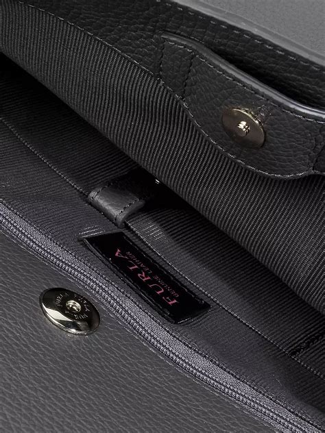 Furla Ledertasche Henkeltasche Adele L Grau