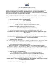 DAD Module Two Activity Docx DAD Module Two Activity Skaggs Replace The Bracketed