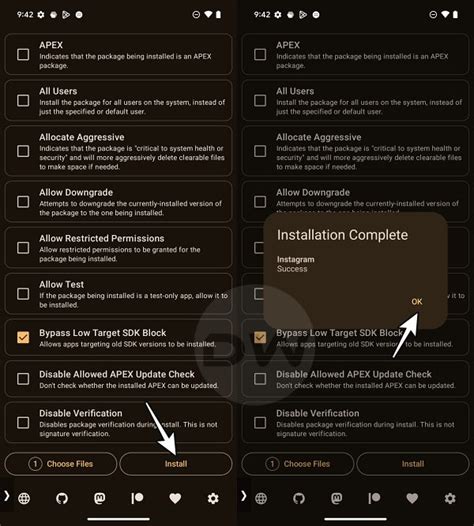 Install Older Version Of An App On Android Without ADB Commands DroidWin