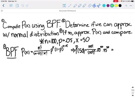 Solvedx Is A Binomial Random Variable With N100 And P035 Find The