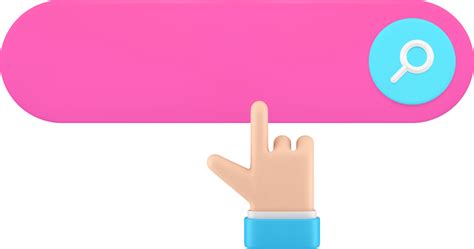 Online Searching Internet Browsing Bar Field Hand Click Cursor Find