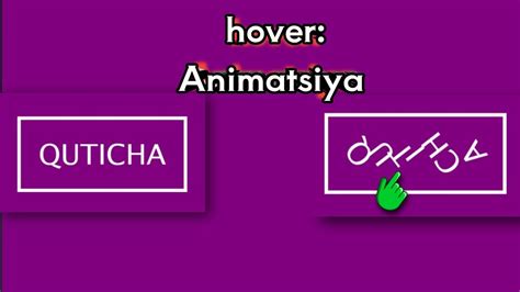 Animatsiya Html Va Css Da Animatsiya Yasash Animation Youtube