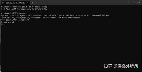 Python 3122安装教程 知乎