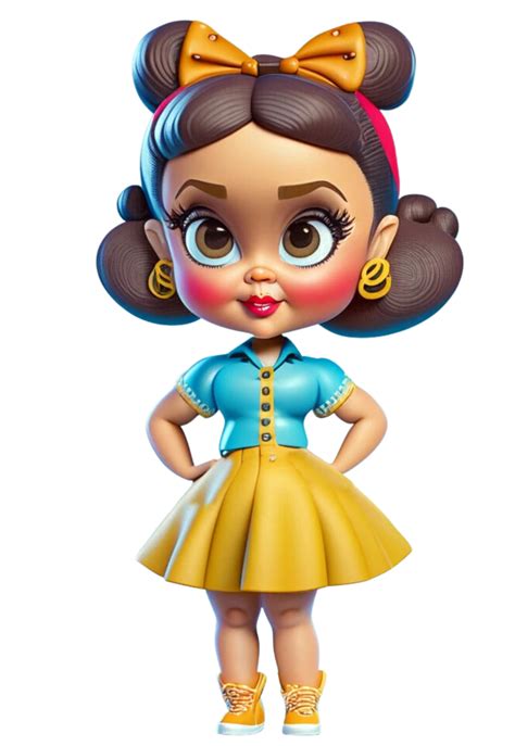 Retro Era Girls Ai Generated Enhanced 28073932 Png