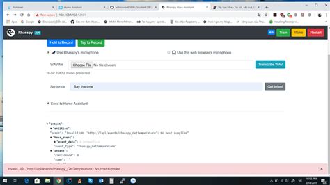 Rhasspy Offline Voice Assistant Toolkit Page 19 Custom Integrations Home Assistant Community
