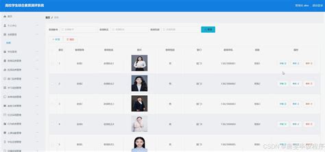 java vue计算机毕设高校学生综合素质测评系统【源码 程序 论文 开题】 csdn博客