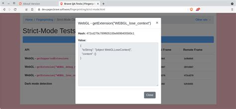 Fingerprinting WebGL Debugging Followups Issue Brave Brave Browser GitHub
