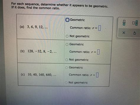 solved for each sequence determine whether it appears to be