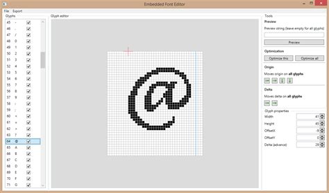 ili9341 t3 font editor