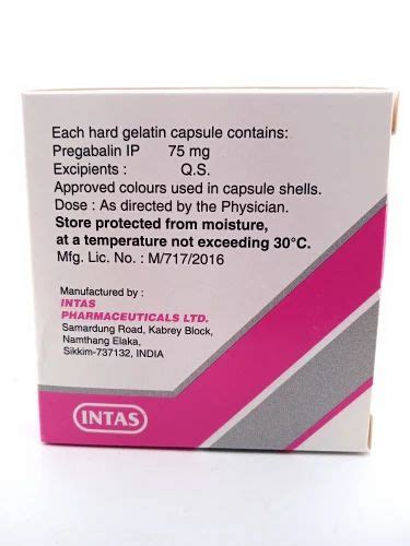Pregabid 75mg Capsule At ₹ 258 Stripe Pregabalin Capsules And Tablets In Nagpur Id 2855008287088