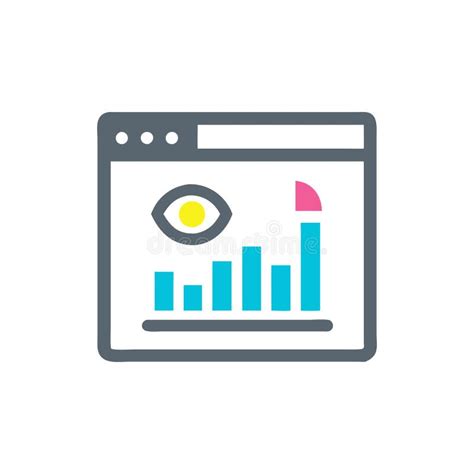 Essential Data Visualization Icon For Insights Stock Illustration Illustration Of Information