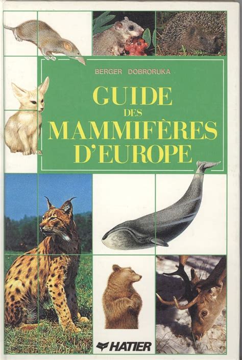 Amazon Fr Guide Des Mammifères Deurope 062097 Livres
