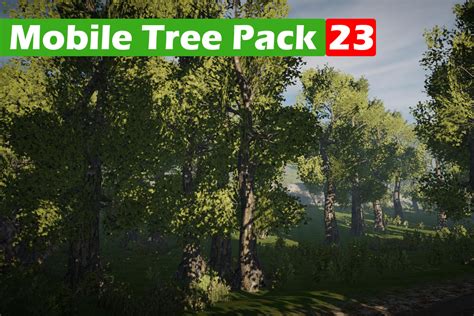 Mobile Tree Pack 23 3d Trees Unity Asset Store