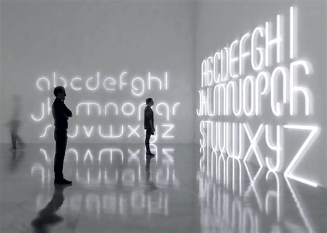 Big Designs Lettered Lighting Structures For Artemide