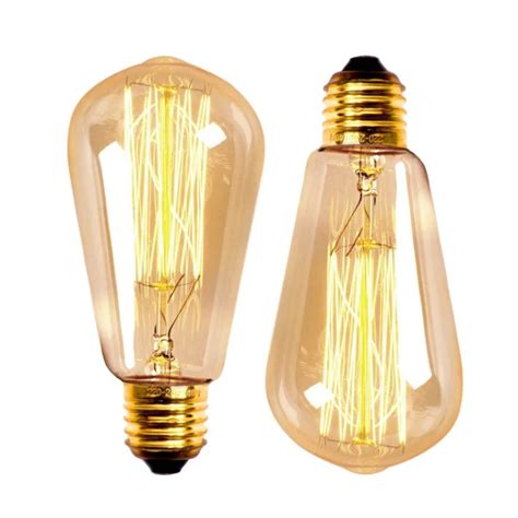 에디슨 전구 E27 40w 레트로 필라멘트 에디슨 라이트 90 V 260 V 침실 백열 전구 램프 Buy 에디슨 전구 레트로 필라멘트 에디슨침실 백열 에디슨 전구 램프