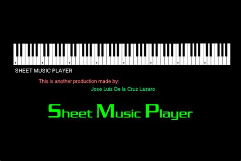 Sheet Music Player In C Using Graphicsh Bgi Library The World Of Chaos C Visual C Mfc