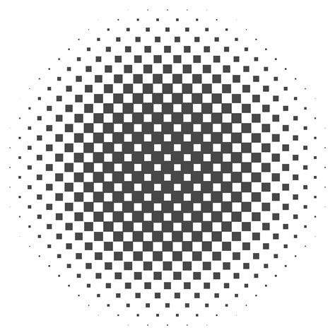 Circle Dots With Halftone Pattern Round Gradient Background Element With Gradation Points