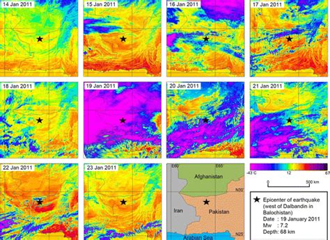 Pre Seismic Thermal Anomaly Detection Methods The Blue Boxes Indicate Download Scientific