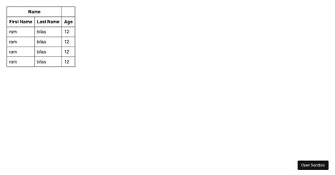React Table Filter Codesandbox