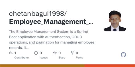 GitHub Chetanbagul Employee Management System Project The Employee Management System Is A