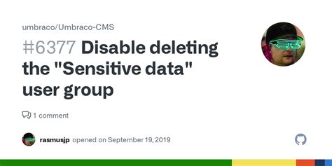 Disable Deleting The Sensitive Data User Group · Issue 6377