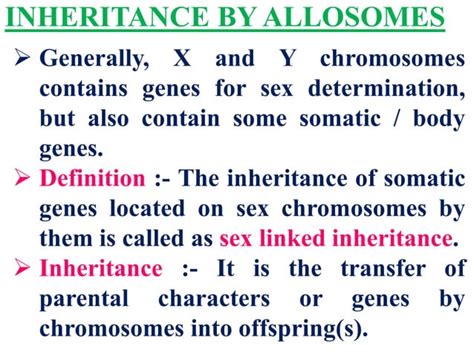 Sex Linked Inheritance In Man Pdf
