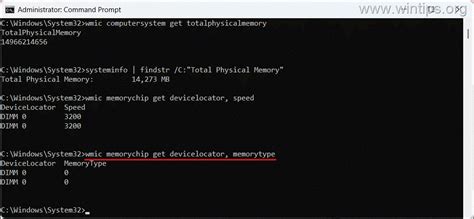 How To Check RAM Size Speed Manufacturer And Other Specs In Windows WinTips Org