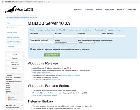 Downloads Archives MariaDB Org