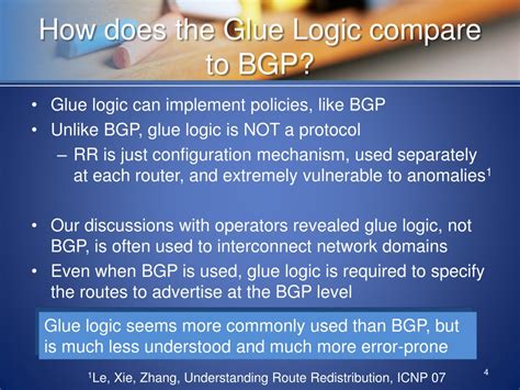 Ppt Shedding Light On The Glue Logic Of The Internet Routing