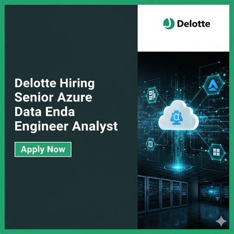 Deloitte Is Hiring Senior Azure Data Engineer Analyst