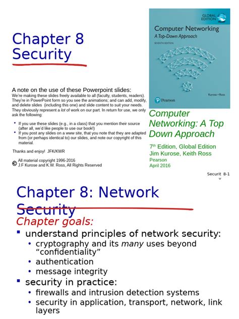Chapter8v70 Pdf Encryption Key Cryptography