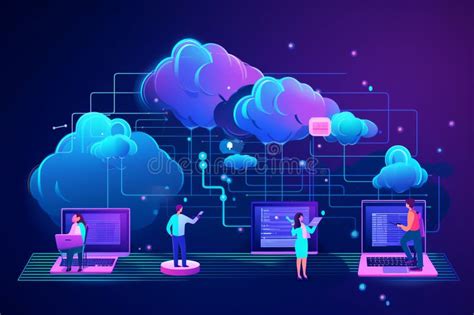 generative ai virtual machines stock illustration illustration of