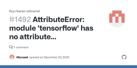 Attributeerror Module Tensorflow Has No Attribute Configproto · Issue 1492 · Fizyrkeras