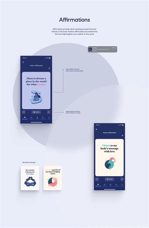 Lunacy Mobile App Uiux On Behance