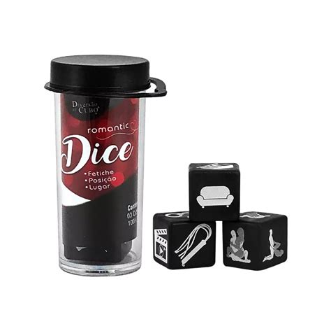 Dice Romantic Dados Eróticos com Fetiche Posição e Lugar Diversão ao