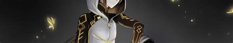 5760x1080 Resolution Zhongli Genshin Impact Gold Art 5760x1080